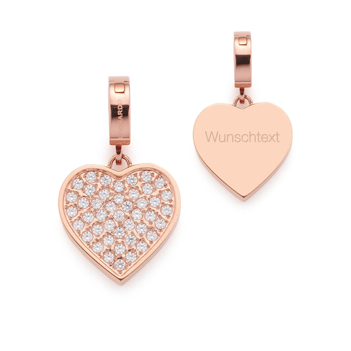 Anhänger Temi rosé gold mit persönlicher Gravur – Leonardo